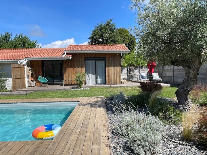 Maison Avec Piscine Terrasse Sur Bassin D'arcachon - Audenge