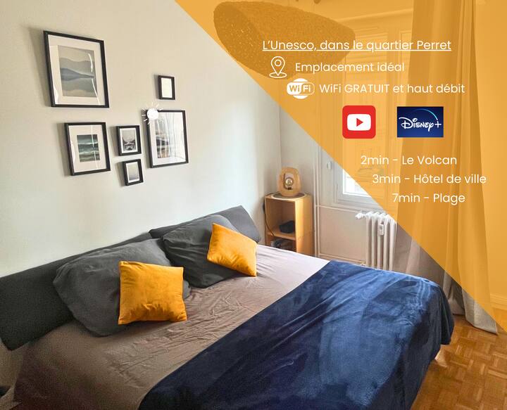 Hypercentre - Quartier Piéton Perret, Cozy 50m2 - Sainte-Adresse
