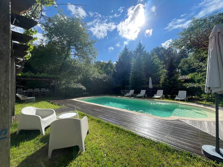 Villa Et Piscine En Pleine Nature - Domaine Temali - Labouheyre