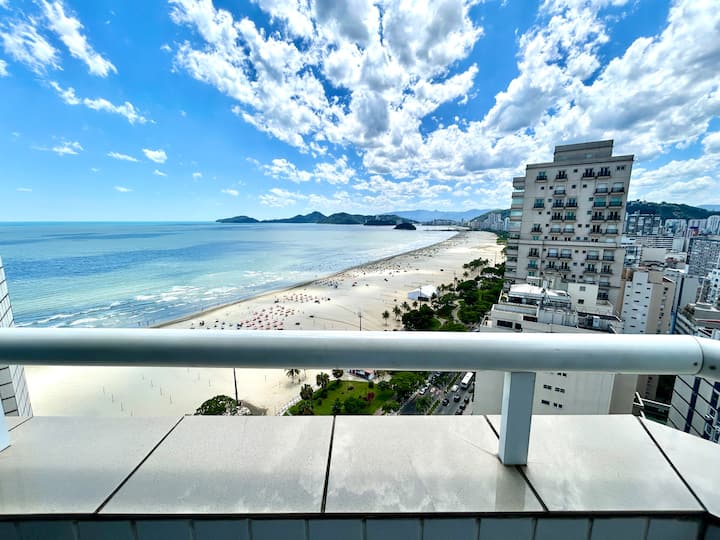 Mar Azul Sem Fim: Vista Panorâmica InesquecÃvel - Santos State