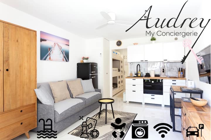 Superbe Studio Avec Piscine Et Plage à Proximité - La Grande-Motte