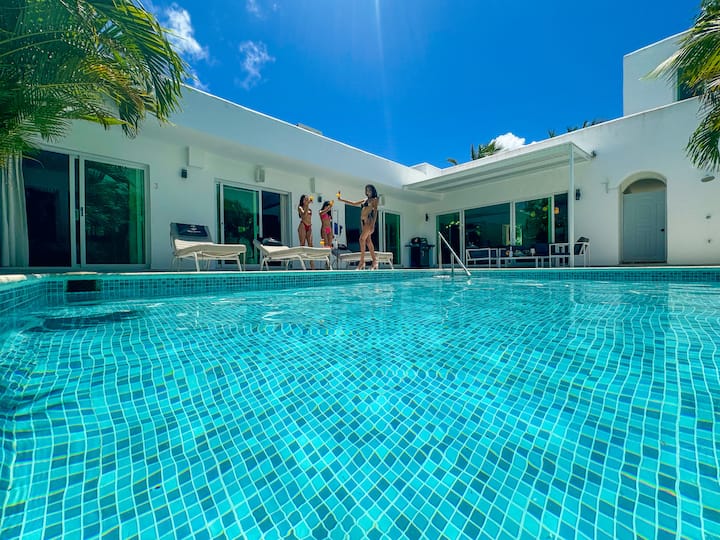 Beach Villa Rubi With Private Pool, Bbq & Maid - Punta Cana