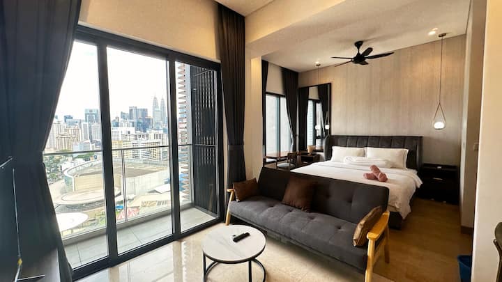 Bukit Bintang Spacious Studio Trx Klcc View 14a - Kuala Lumpur