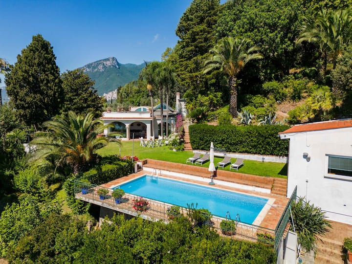 Luxury Amalfi Coast Villa Parking Pool & Sea View - Vietri sul Mare