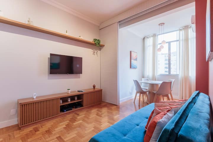 Charmoso Apto Em Copacabana - Rio de Janeiro