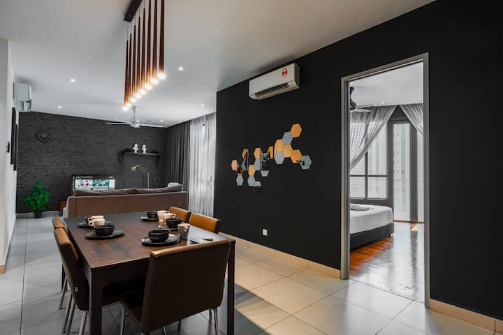Modern Luxe Retreat @Klgateway Mall*lrt*pool&sauna - Petaling Jaya
