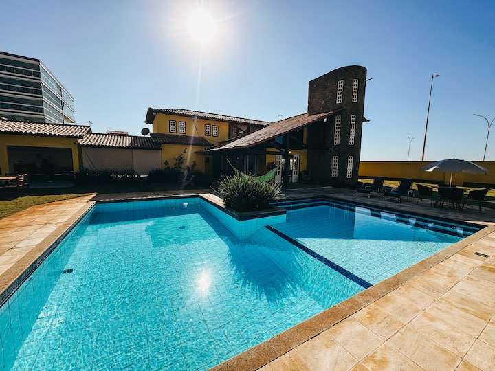A Mansão De Costa Azul Em Frente Ao Mar - Rio das Ostras