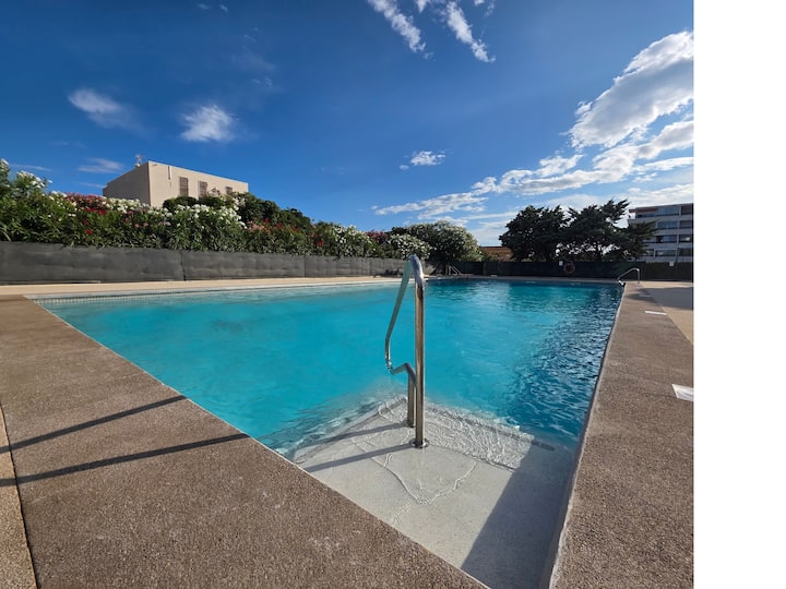 Terrasse 35 M² • Plage 150 M • Piscine • Garage - Mauguio