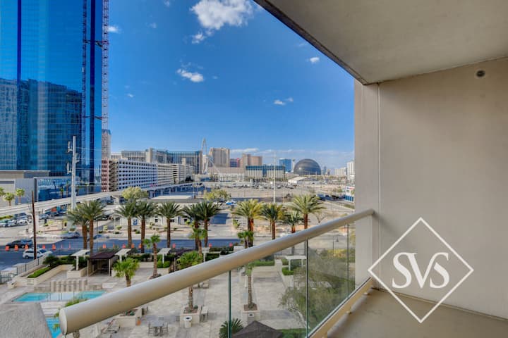 F2k3 One Bedroom | Sphere Strip View | Balcony - Las Vegas