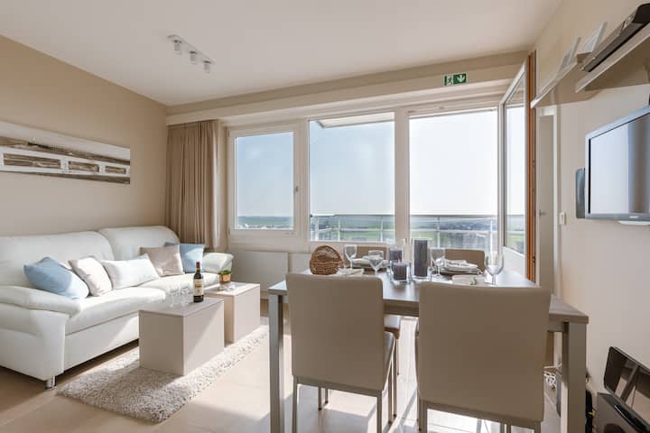 Appartement ÉLégant, Vues Ouvertes Spectaculaires - Flandre Occidentale