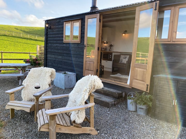 En-suite Shepherds Huts - Dog Friendly/adult Only - Wales