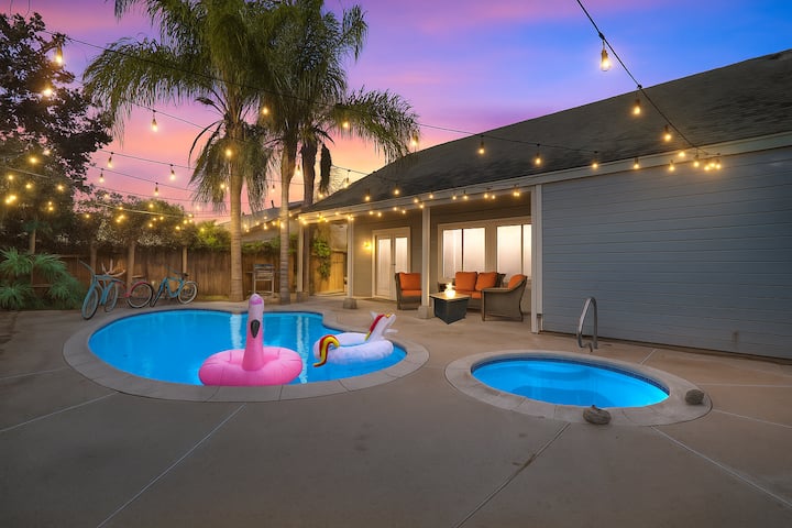 Golden's Pool Home |Jacuzzi|game Room|bbq|near Ucr - Riverside, CA
