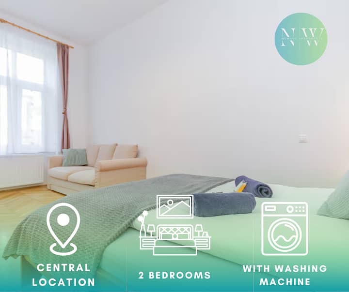 2 Br Bartók Boulevard Apartment W Ac By Nw - Budapest