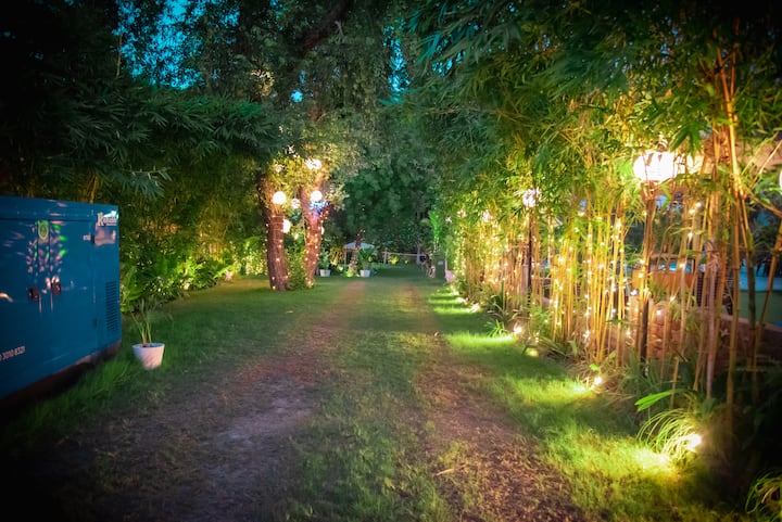 Farm 8br+ Pvt Pool+ 1 Acre, Gurgaon, We Woods Farm - Manesar