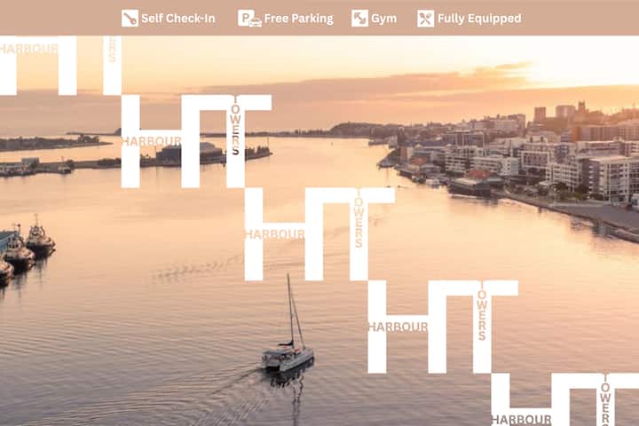 Newcastle Harbour View, 2 Bed, 2 Bath, Car Parking - Wickham