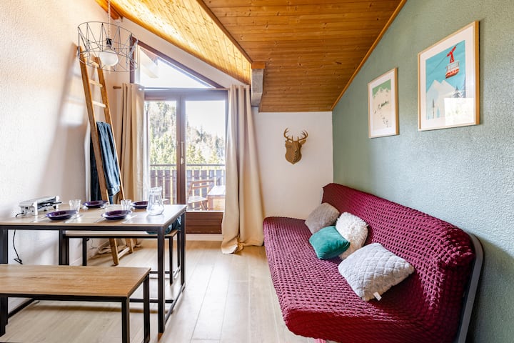 Joli Duplex Rénové Au Pied Des Pistes Avec Balcon - Hirmentaz