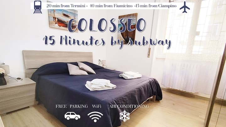[Colosseo 15 Min Metro] Free Wi-fi - 