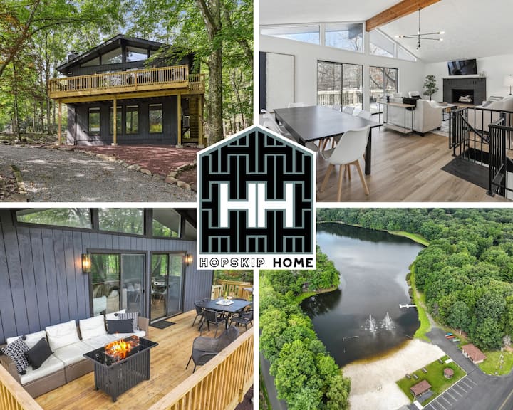 Hopskip Luxury | Hot Tub | Firepits | Lake | Pool - Pennsylvania