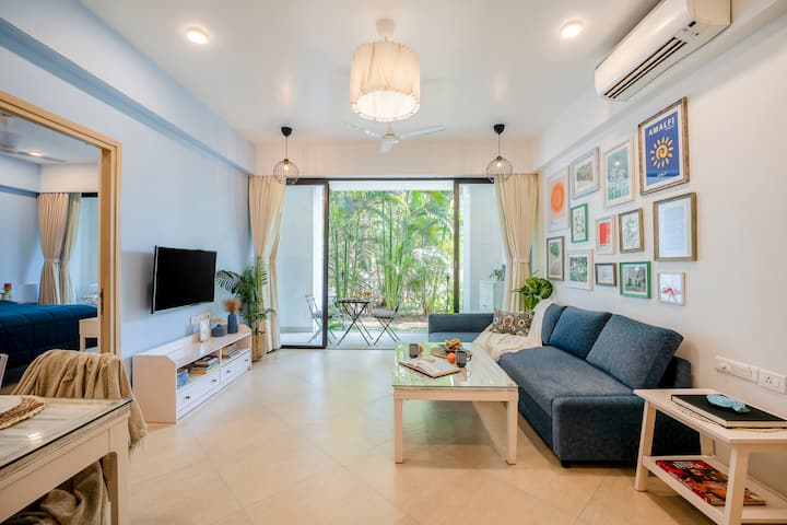 1bhk With Garden | Walk To The Beach - Goa