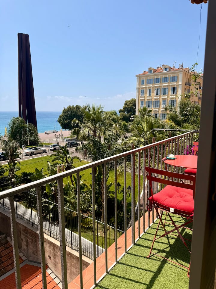 2 Chambres-vue Mer-coeur De Nice - Nice
