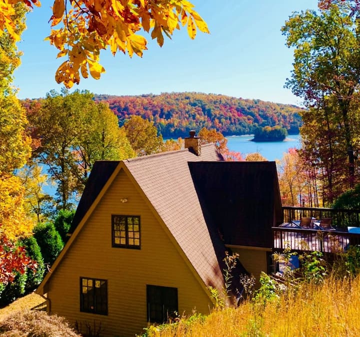 Fall Foliage @ The Haven Norris Lake! 5acres, Dock - Norris Lake, TN