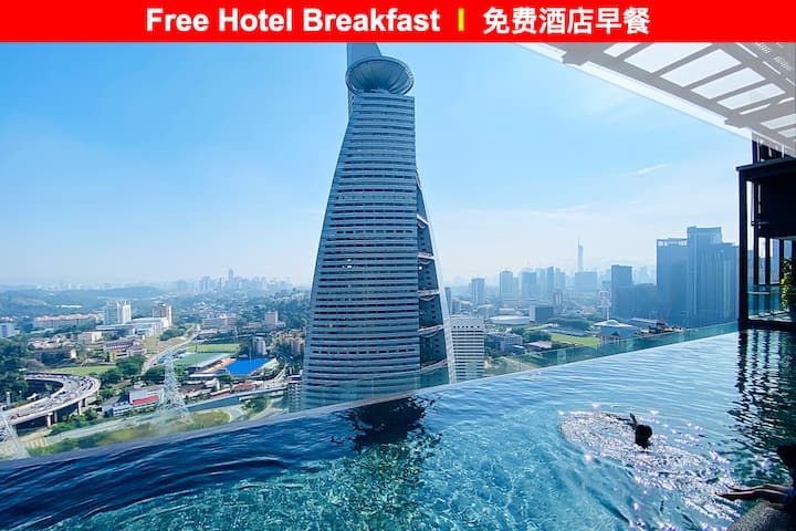 【Free Breakfast】sky Pool & Gym, Near Train - Ts2 - Kuala Lumpur