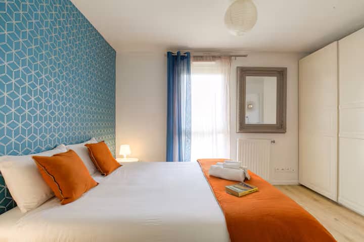 Bel Appartement Climatisé, Terrasse
15 Min De Lyon - Vaulx-en-Velin