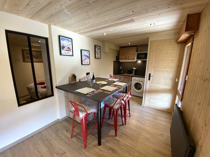Appart Le Loup-centre Village-4 Pers - Praz-sur-Arly