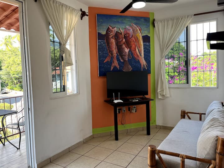 Departamento Cómodo Y Privado Con Terraza - Zihuatanejo