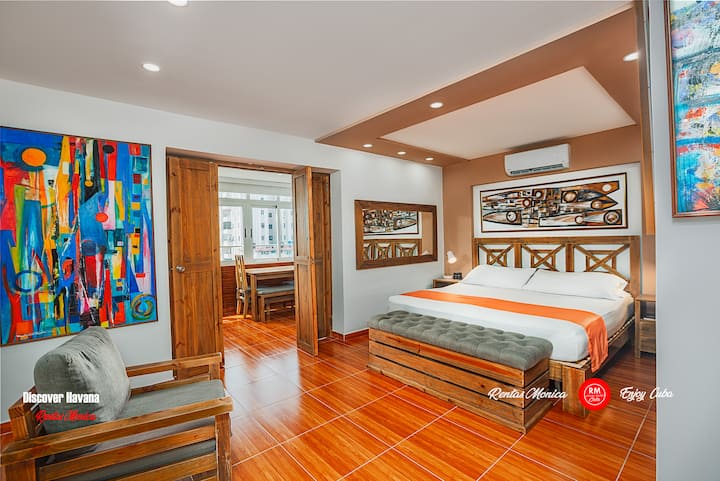Mystic Suite Serenity Wood Ocean View & Free Wi-fi - La Habana