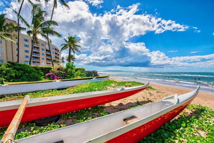 Kihei, Modern, Central Ac, Wi-fi, Oceanfront, Pool - Maui, HI