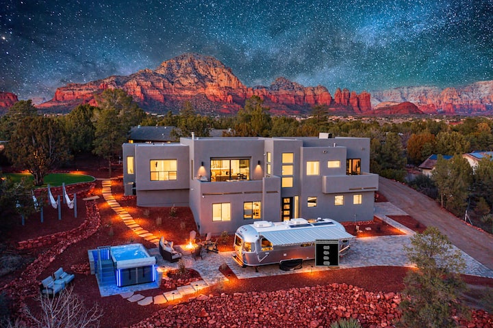 Sedona Epic Dream Estate 5br Pool & Spa | Rooftop - Sedona, AZ