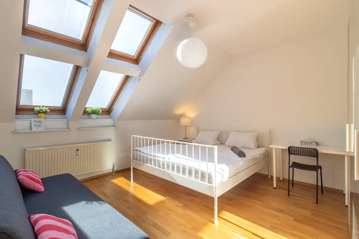 Bright City Center Roof Terrace Apt + Parking + Ac - Graz