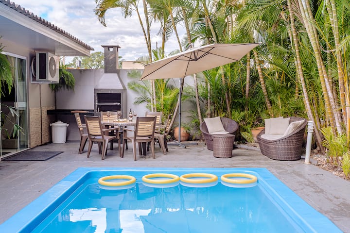Casa Grande C/ Piscina No Centro De Foz + Wifi +Ar - Foz do Iguaçu