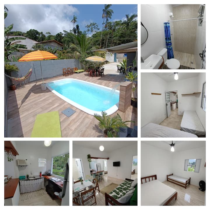Ap Cantinho De Férias 4 Com Piscina Privativa - Ubatuba