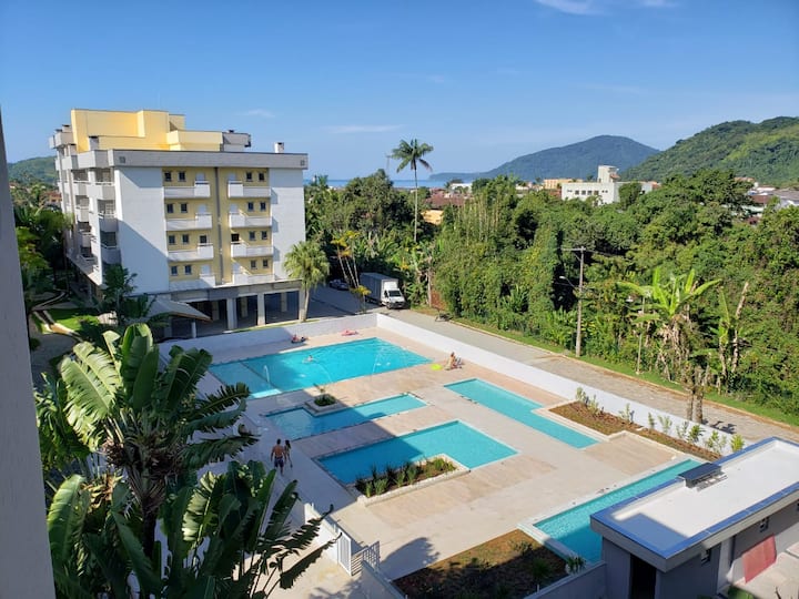 Charmoso Apto Com Ar Condicionado! - Ubatuba