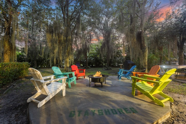 2 Homes • Hot Tubs X2 • Heated Pool • Fire Pit - Palm Beach, FL