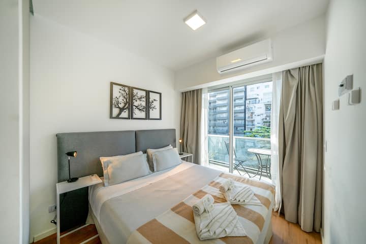 Sunny Spacious 1br Home - Rooftop Pool Laundry Gym - Buenos Aires