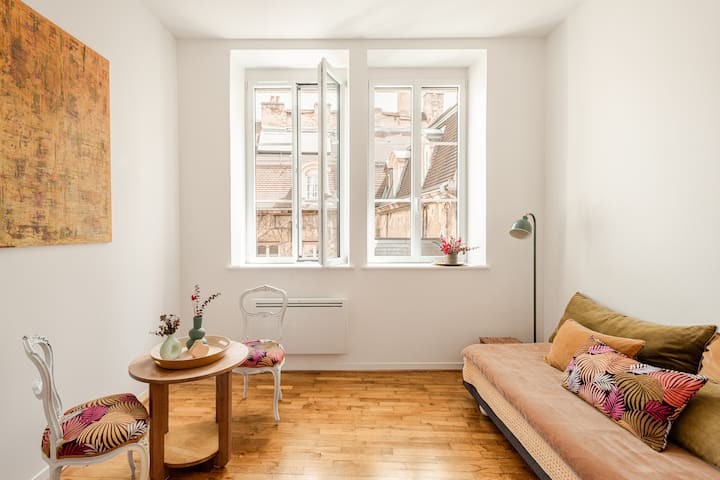 Le Rêvé, Central, Calme, Lumineux, Lit Queen Size. - Côte-d'Or