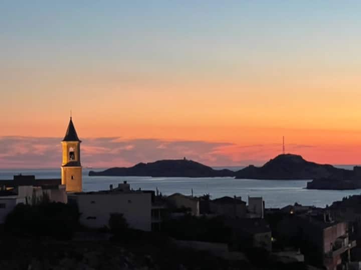 Maison Charme Magnifique Vue Mer - Marseille