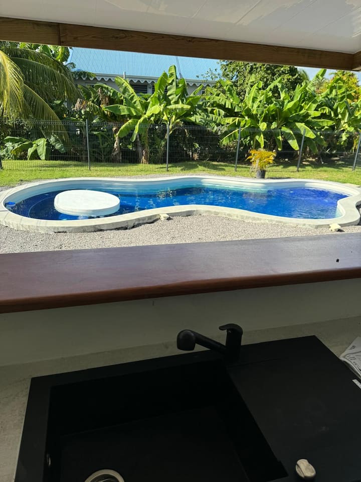 Villa «&nbsp;Pampa» Sainte Anne Avec Piscine - Martinique