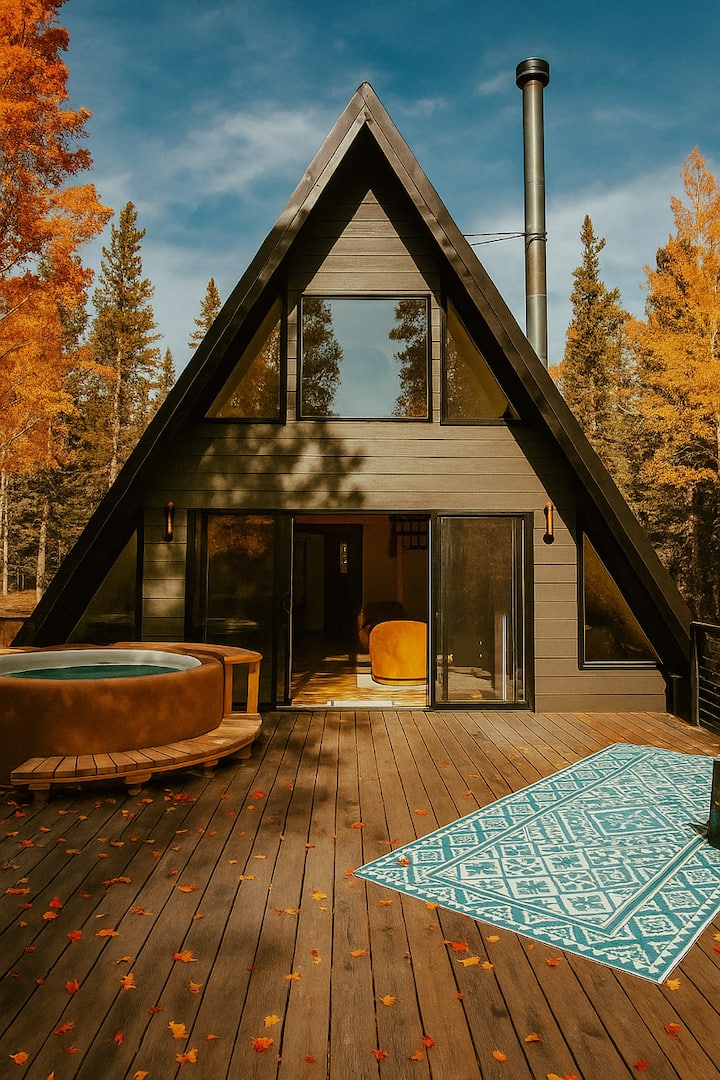 Elfhaus A-frame•hot Tub•elope •Dogs Ok•near Breck - Fairplay, CO