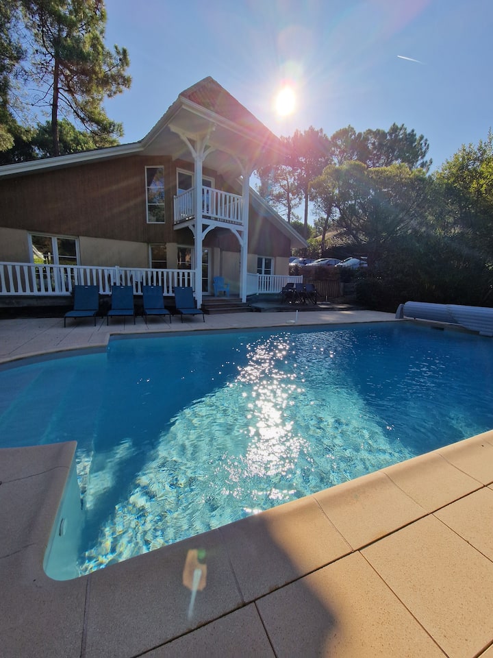 Villa Lacanau-océan/ Piscine Chauffée - Lacanau