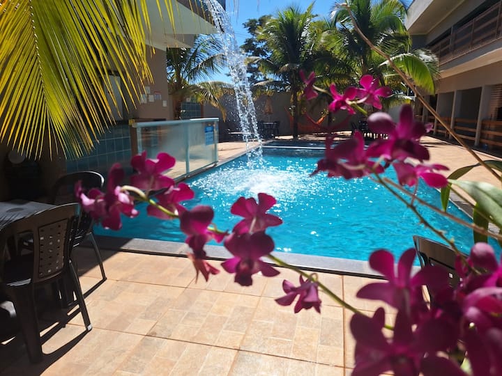 Suíte Família C/ Churrasqueira De Frente A Piscina - Olímpia