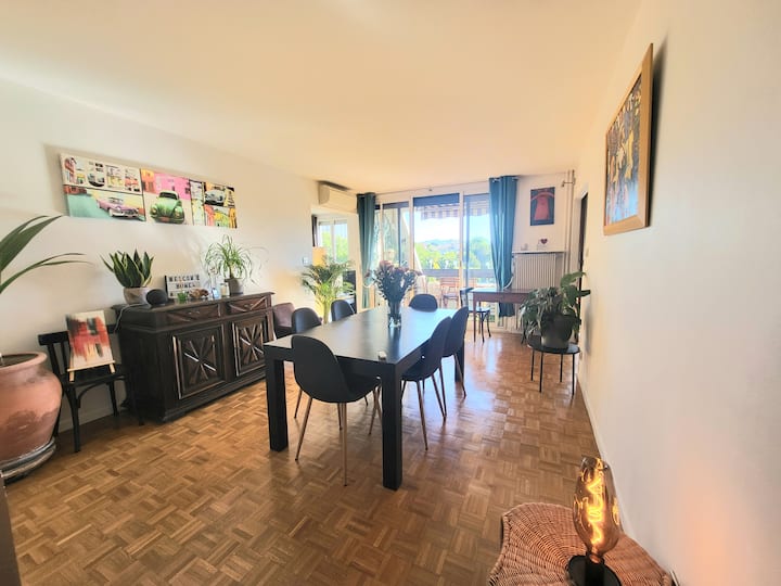 Superbe Appart 85m² Climatisé-parking-proche Métro - Allauch