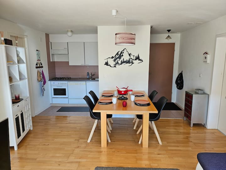 Appartement 2 Chambres à Coucher, Salon, Terrasse - Leysin