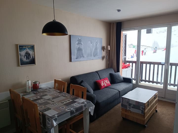 Appt 4 Pers. Sur Pistes Avec Vue - Valmeinier