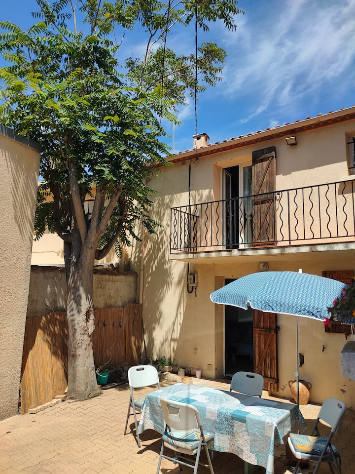 Charmante Maisonnette/3 Min à Pied Plage/wifi - Sète