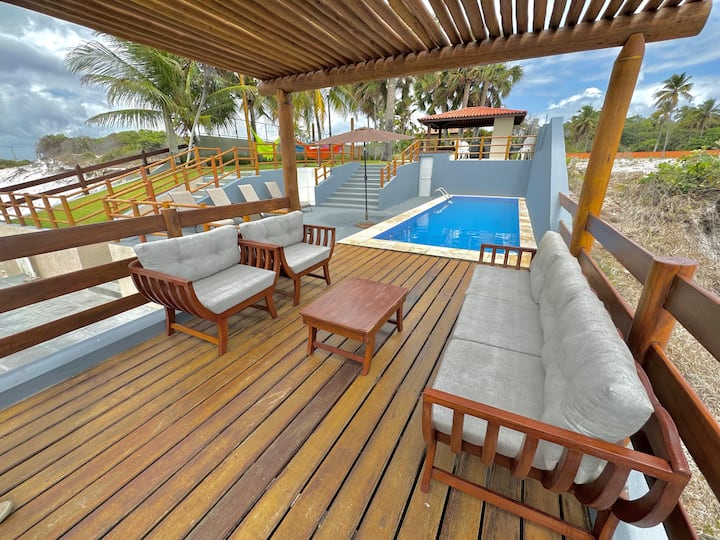 Casa Pé Na Areia Em Guadalupe - Praia dos Carneiros