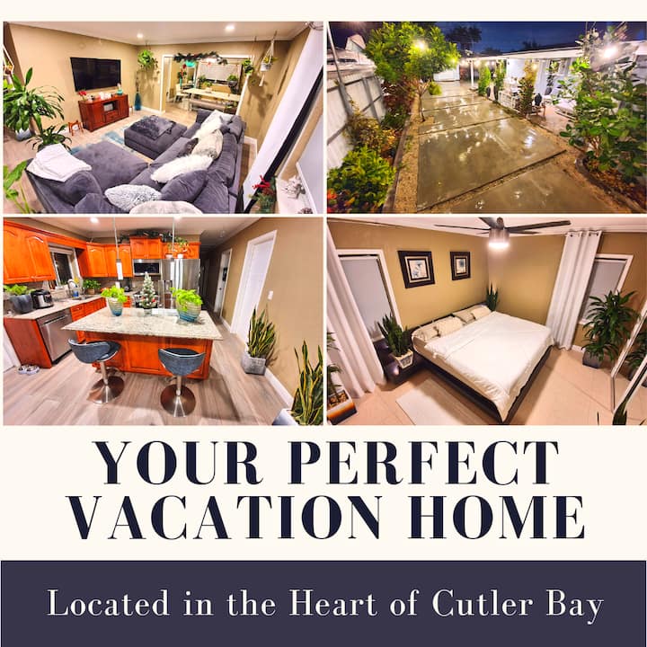 Cozy Elegant Tranquil Restful Garden Oasis Getaway - Cutler Bay, FL